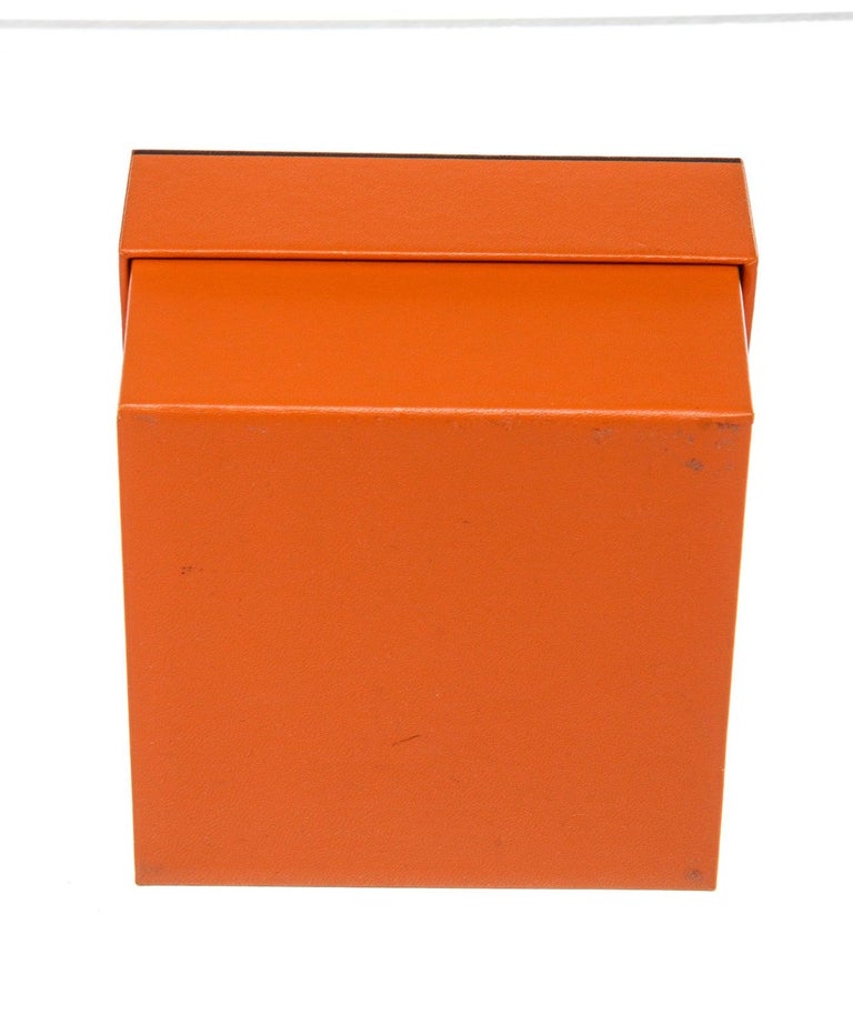 Hermes Orange Watch Box For Sale at 1stDibs