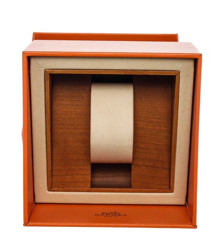 Hermes Orange Watch Box For Sale at 1stDibs