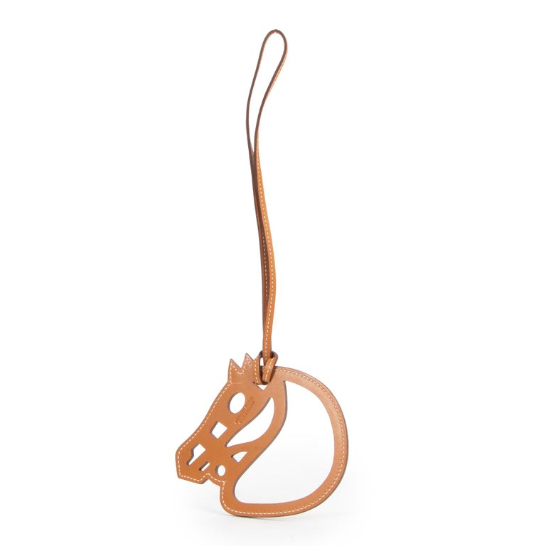 Hermès Paddock Cheval Gold Bag Charm For Sale at 1stDibs