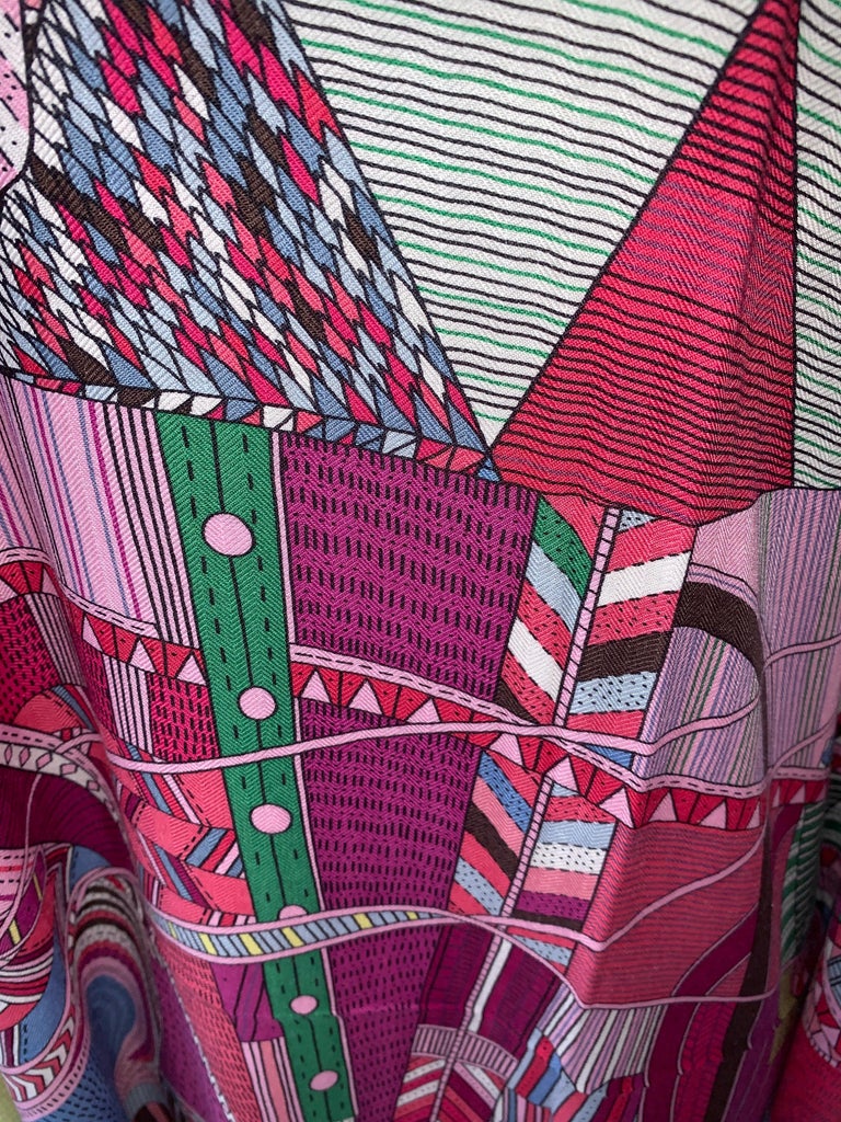 Hermes Patchwork Horse Cashmere Shawl 140 Nigel Peake New SOLDOUT COLOR at 1stDibs