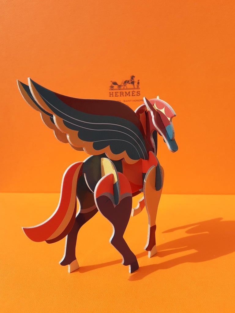 Hermès Pegasus Le Pégase Cheval Ailé Cardboard Horse to Hang at 1stDibs ...
