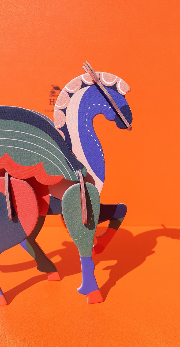 Hermès Pegasus Le Pégase Cheval Ailé Winged Horse in Cardboard to Hang ...