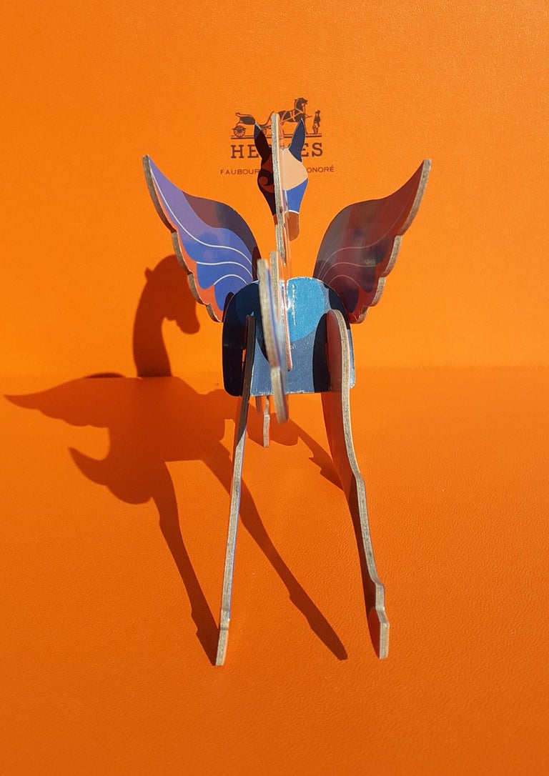 Hermès Pegasus Le Pégase Cheval Ailé Winged Horse in Cardboard to Hang ...