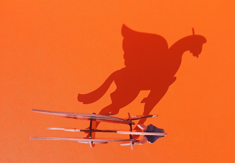 Hermès Pegasus Le Pégase Cheval Ailé Winged Horse in Cardboard to Hang ...