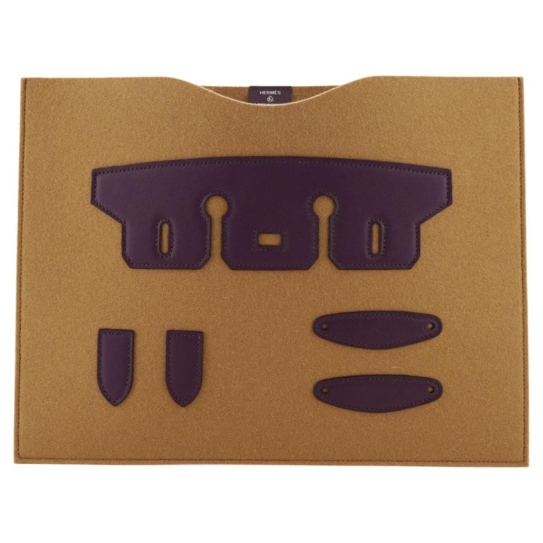 Hermes Petit H Computer Pochette Felt and Leather at 1stDibs