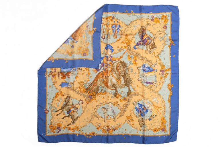 Hermès Petit Prince Silk Scarf For Sale at 1stDibs