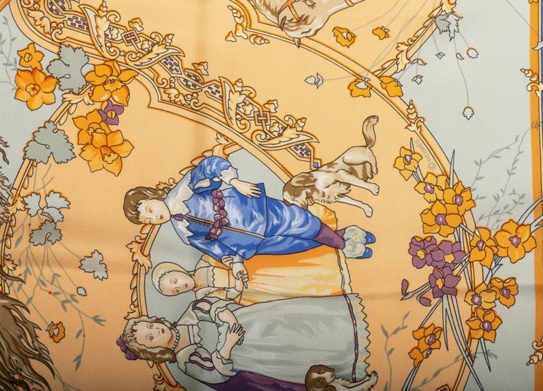 Hermès Petit Prince Silk Scarf For Sale at 1stDibs