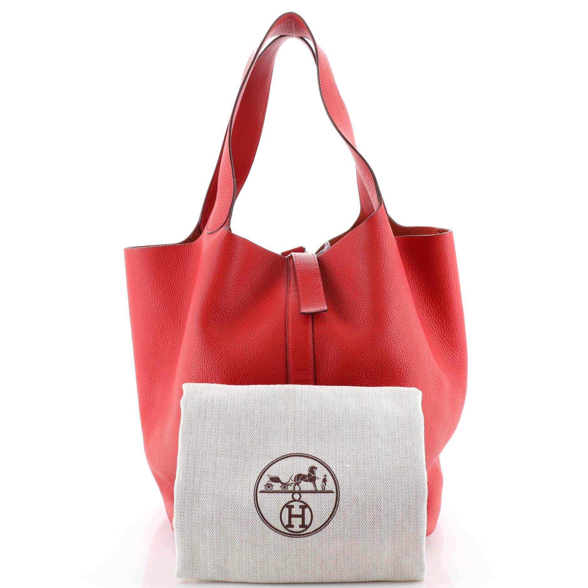 Hermes Picotin Bag Clemence TGM For Sale at 1stDibs