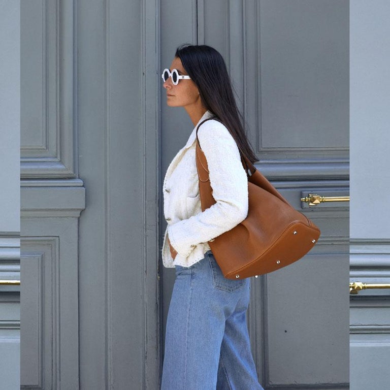 HERMES Picotin Gold Leather Bag at 1stDibs