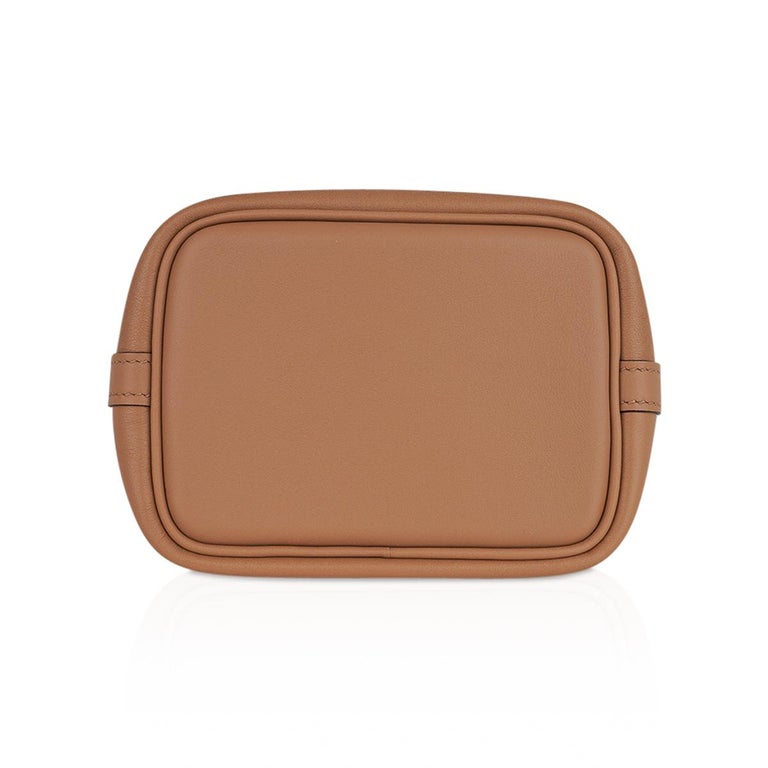 Hermes Picotin Lock 14 Micro Lucky Daisy Bag Chai / Rose Palladium ...