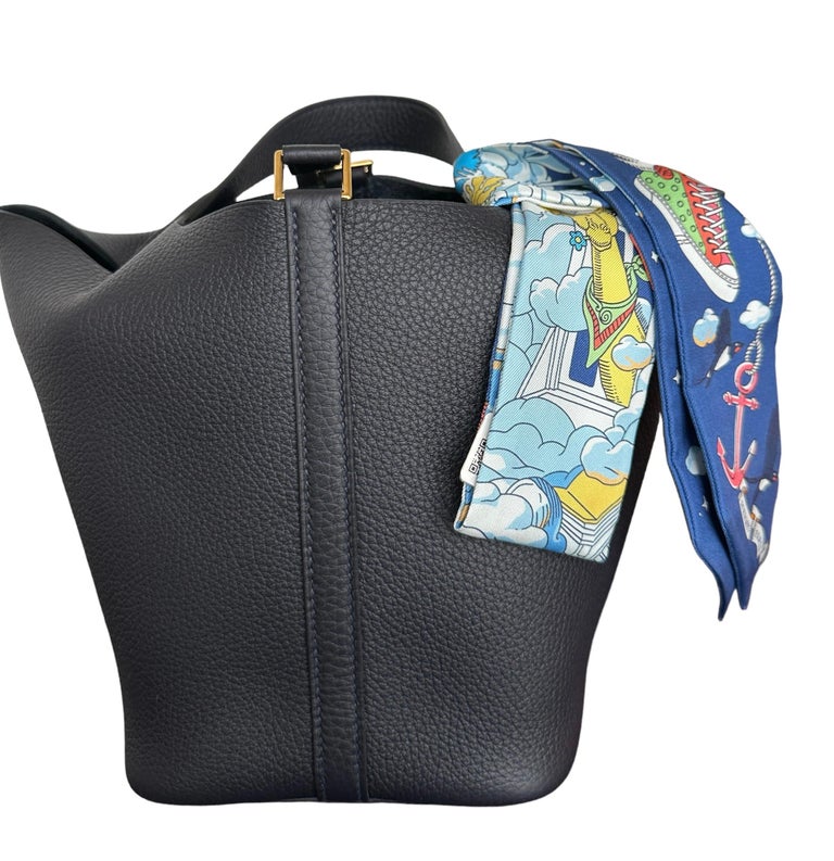 Hermes Picotin Lock 18cm Caban Gold Hardware at 1stDibs