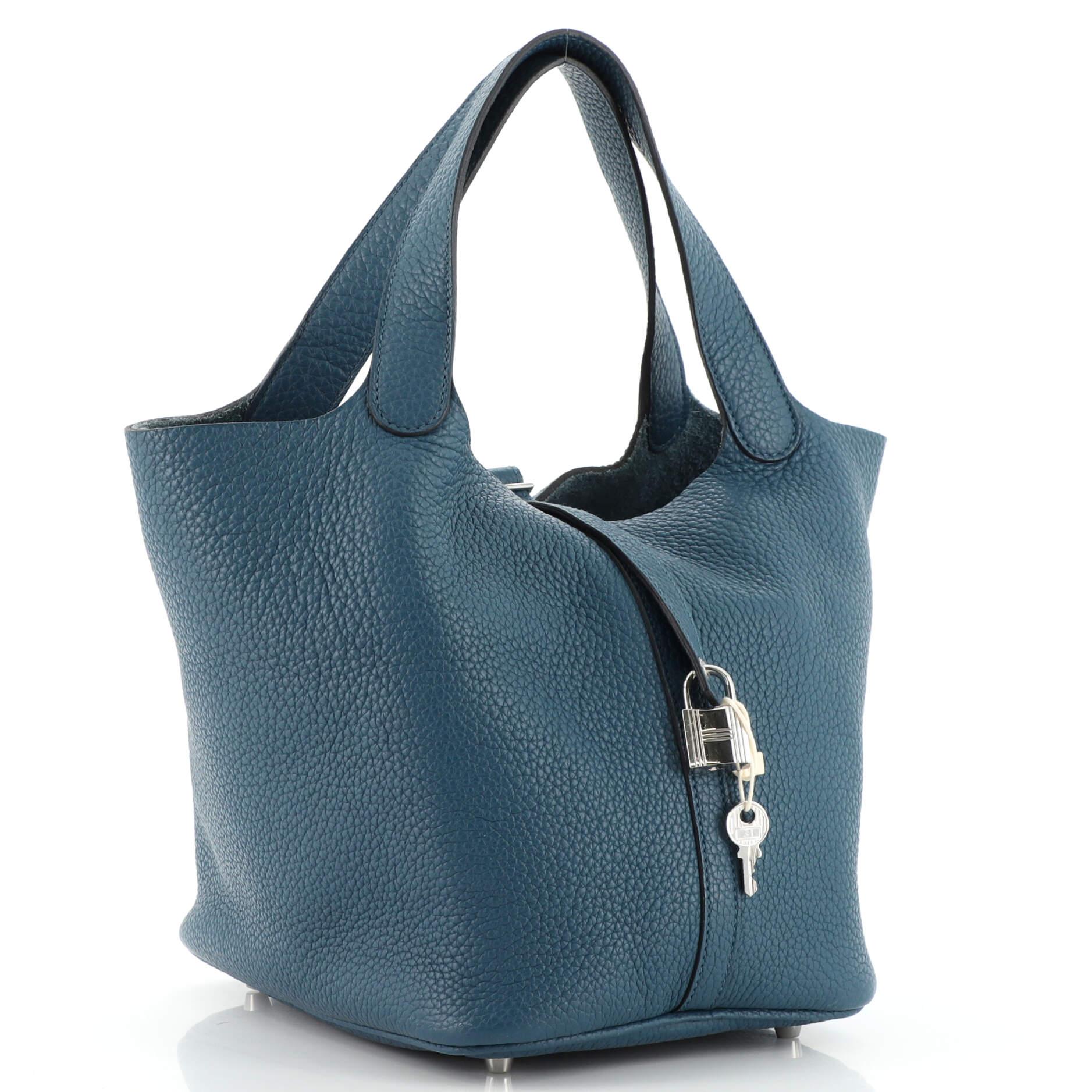 Hermes Picotin Lock Bag Clemence MM at 1stDibs