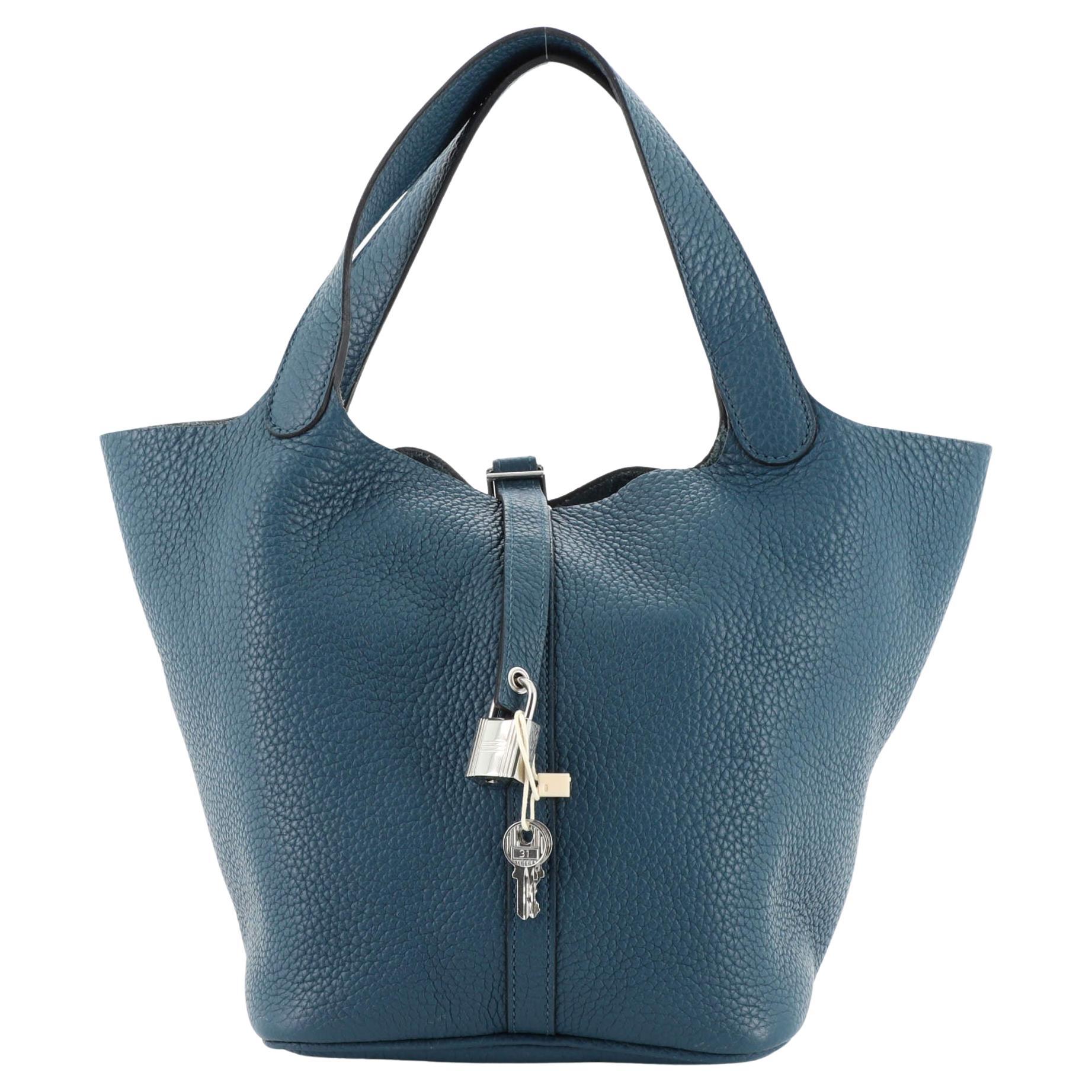 Hermes Picotin Lock Bag Clemence MM at 1stDibs