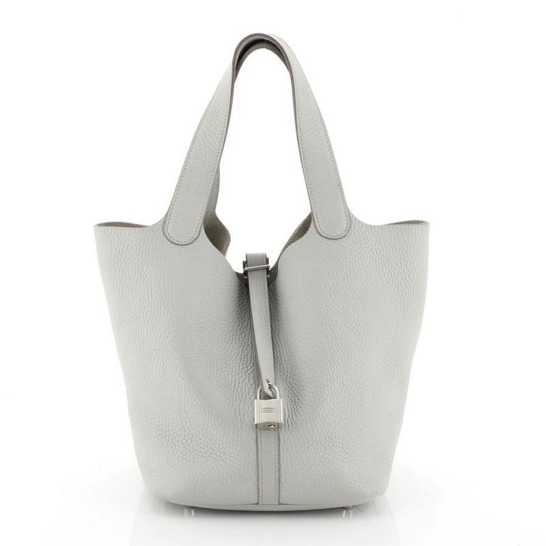 Hermes Picotin Lock Bag Clemence PM at 1stDibs