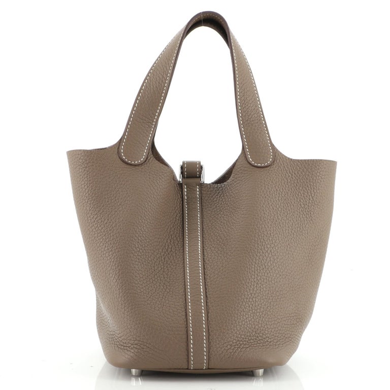 Hermes Picotin Lock Bag Clemence PM at 1stDibs