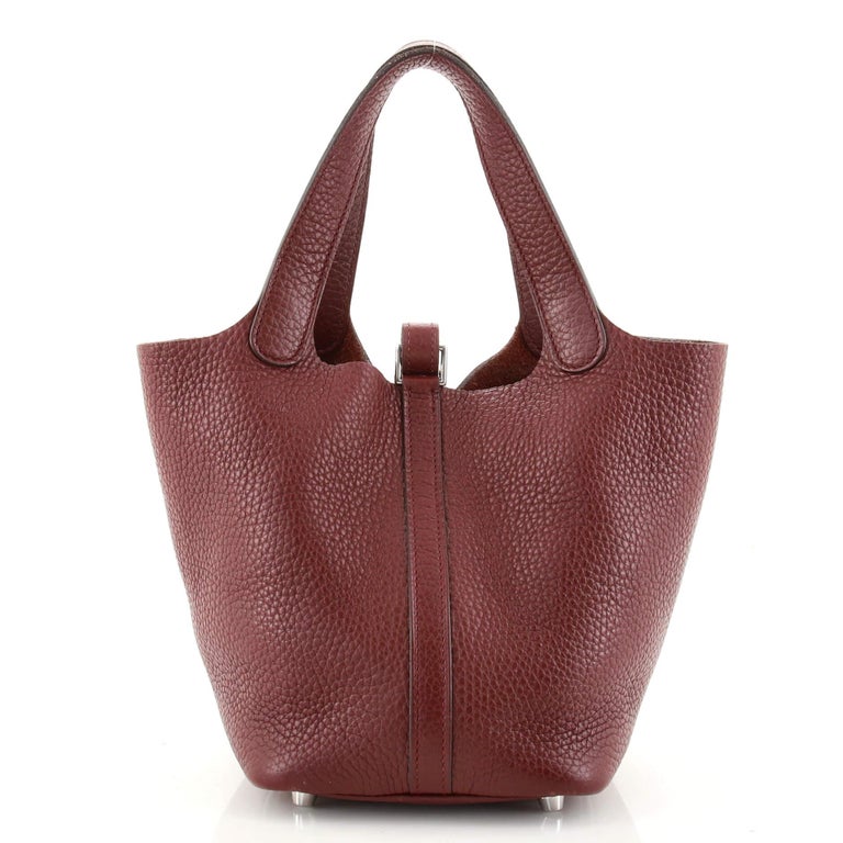 Hermes Picotin Lock Bag Clemence PM at 1stDibs