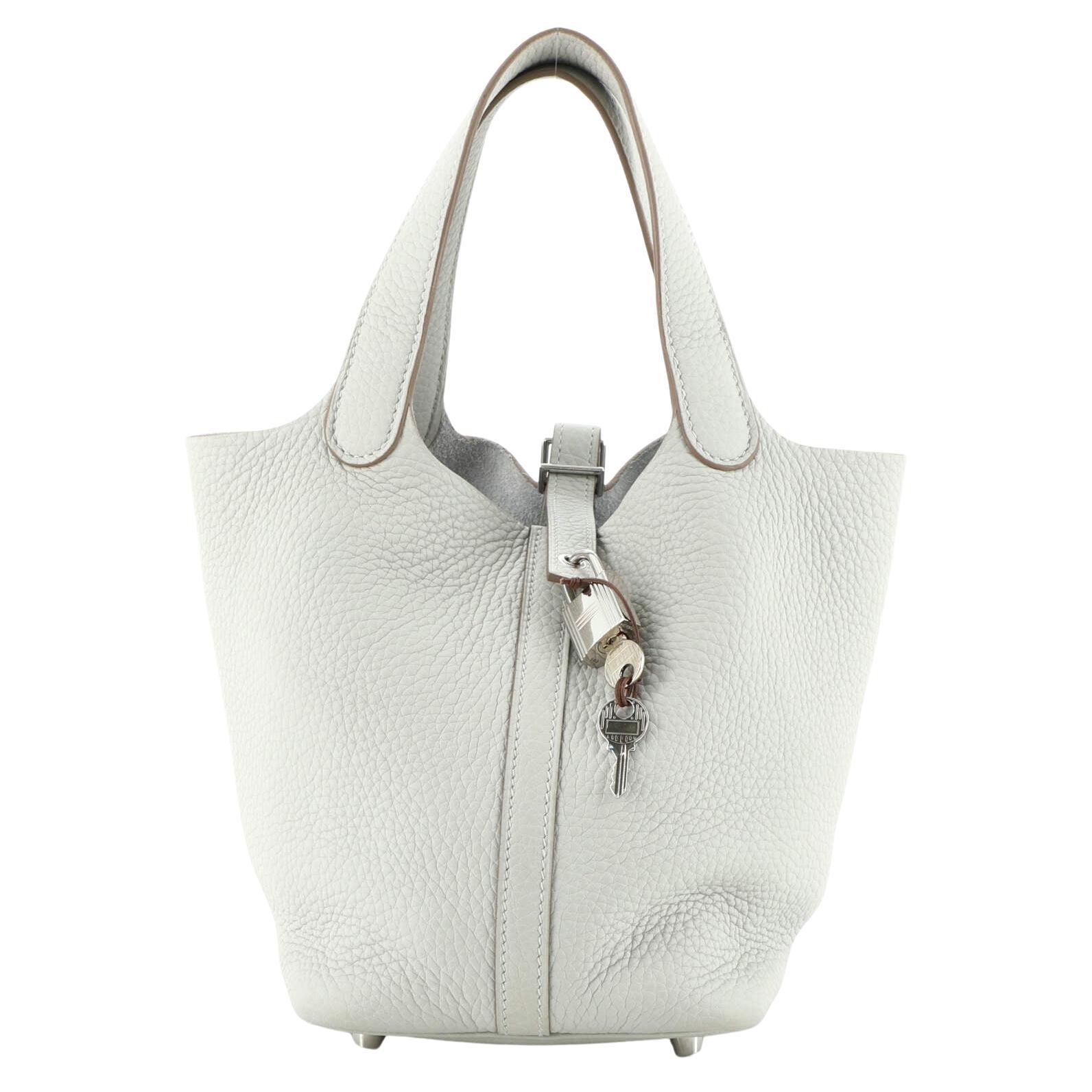 Hermes Picotin Lock Bag Clemence PM at 1stDibs