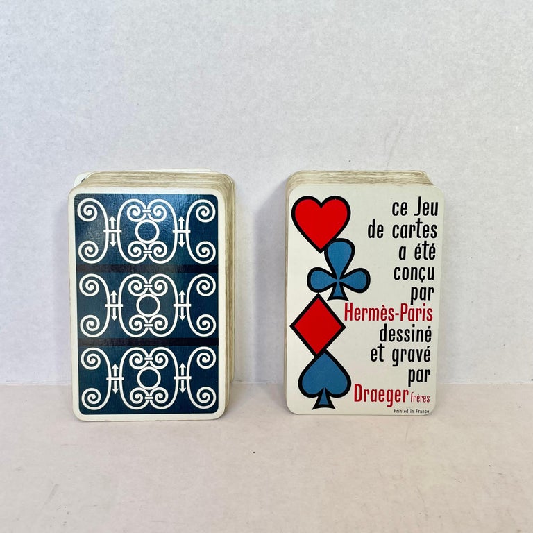 Hermes Playing Cards, 1970s France For Sale at 1stDibs