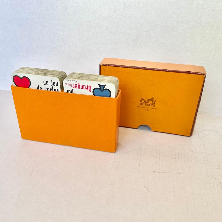 Hermes Playing Cards, 1970s France For Sale at 1stDibs