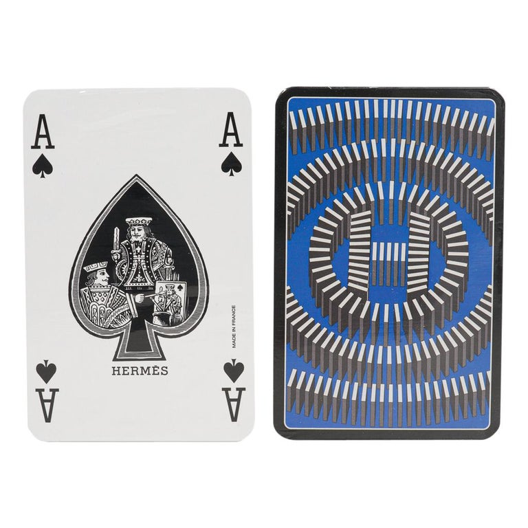 Hermes Playing Cards Limited Edition Set 2 Decks New w/ Box at 1stDibs