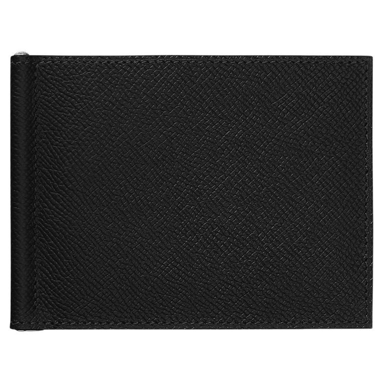 Hermes Poker Jungle Compact Wallet Black Epsom Leather For Sale at 1stDibs