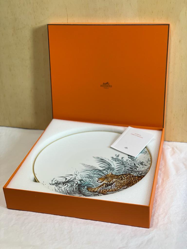Hermès Porcelain "Carnets d'Equateur" Set of Two Dinner Plates, France ...