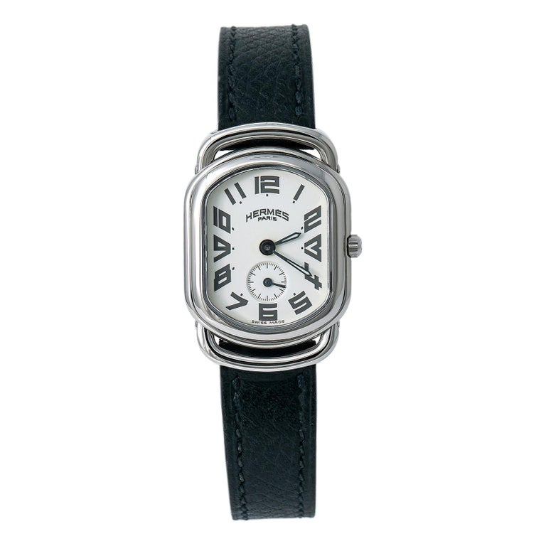 Hermes Rallye RA2-210, Black Dial, Certified and Warranty at 1stDibs