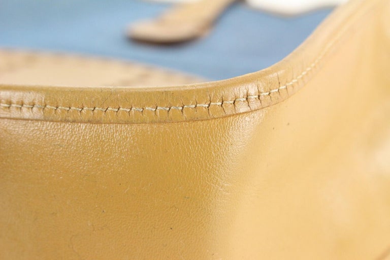 Hermes Rare Denim Evelyne Evelyn Messenger 1H1202 For Sale at 1stDibs