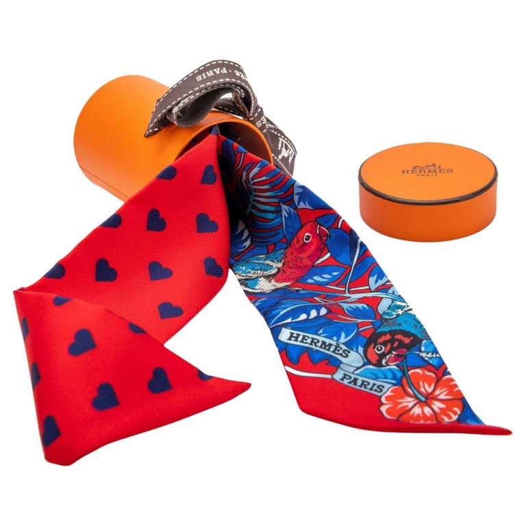 Hermès Rare Jungle Love Twilly BNIB For Sale at 1stDibs