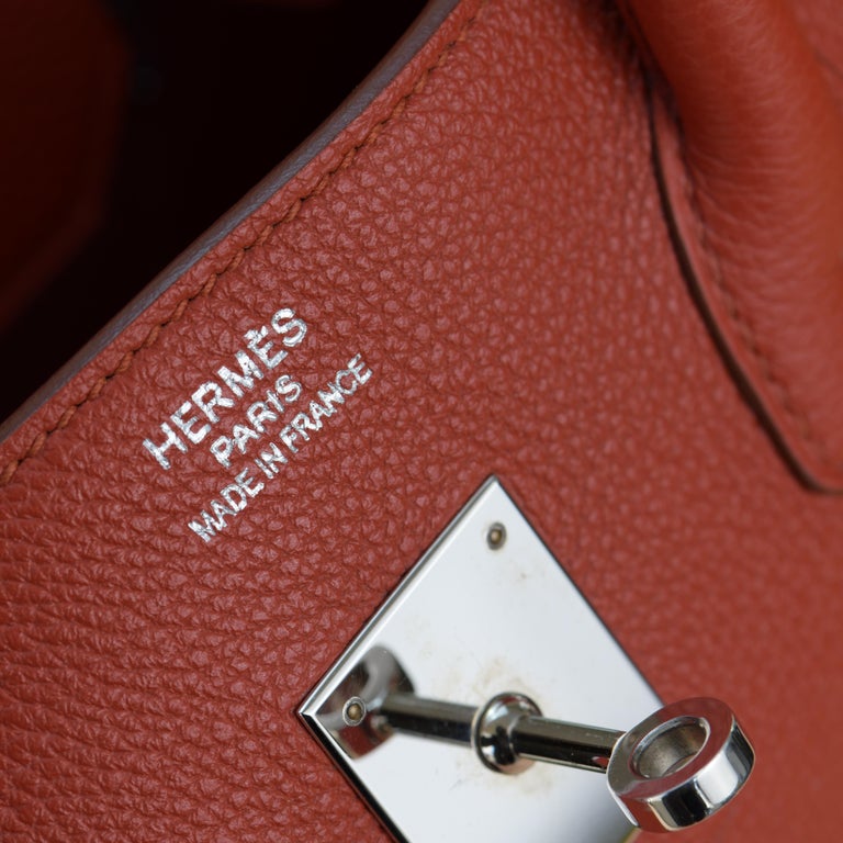 Hermès Red Togo Leather Birkin 35cm with Gold Hardware at 1stDibs