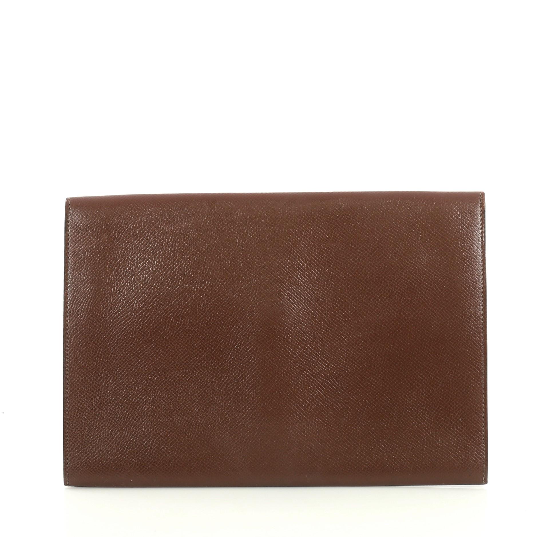 Hermes Rio Clutch Leather PM at 1stDibs