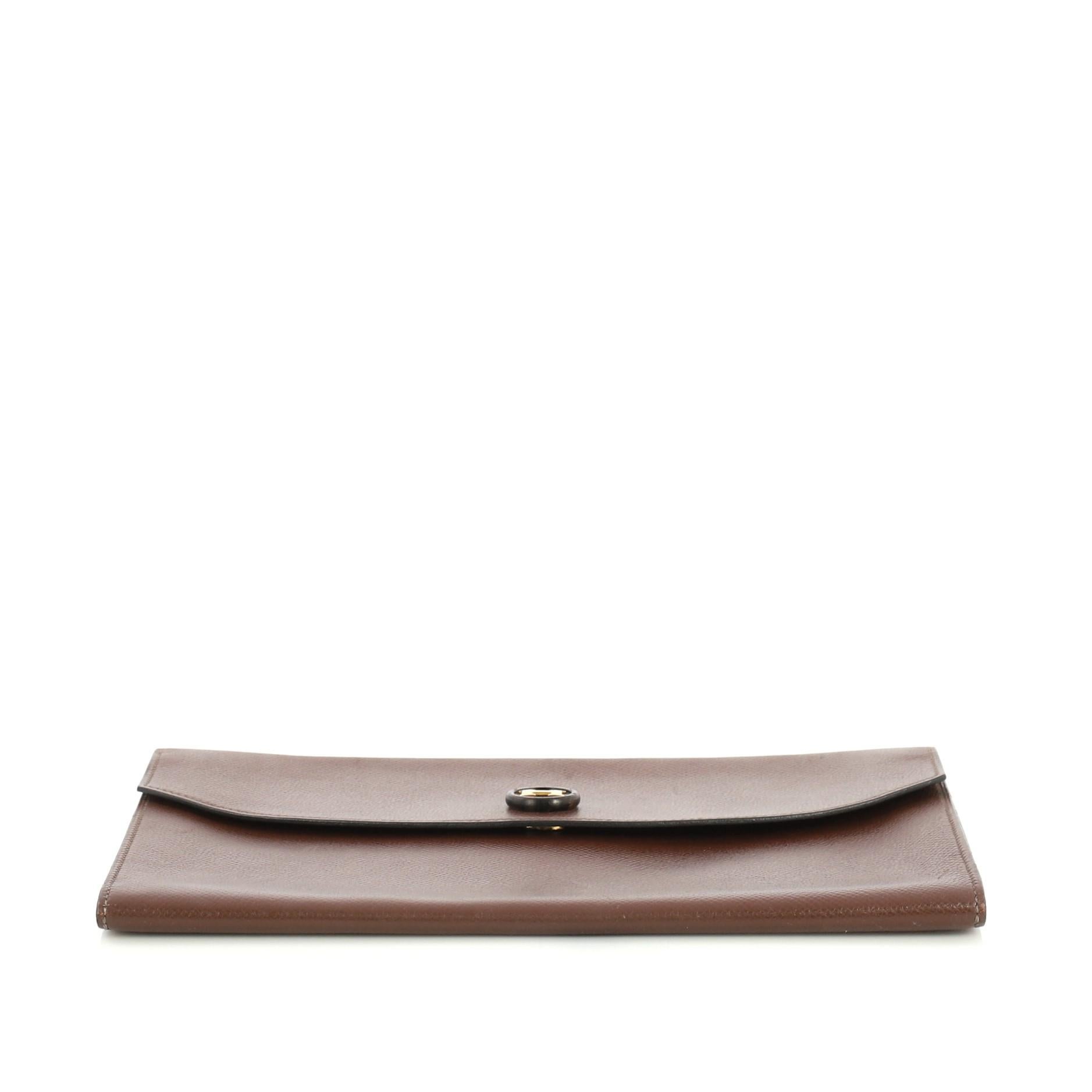 Hermes Rio Clutch Leather PM at 1stDibs