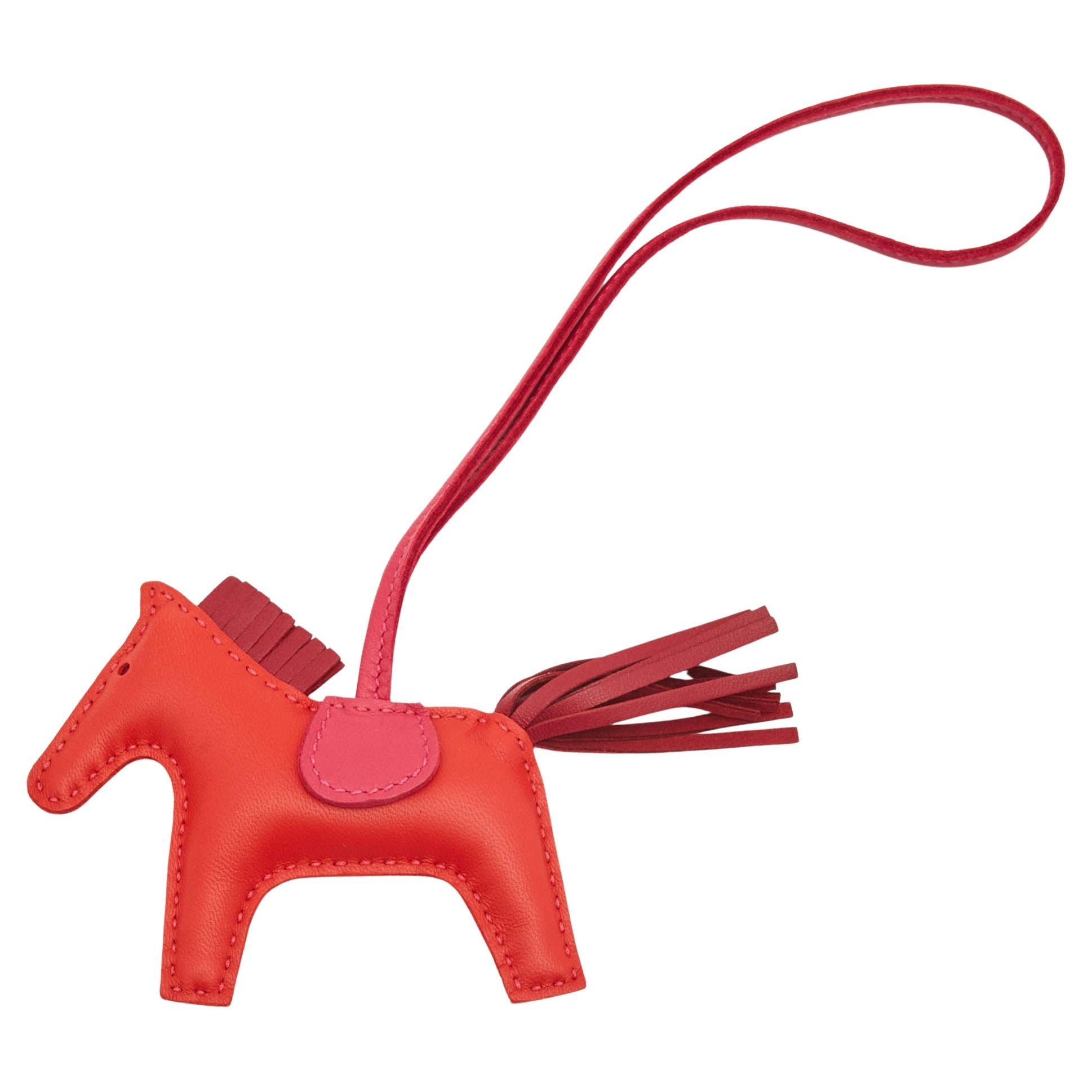 Hermes Rogue Casaque/Rogue H/Rose Purple Milo Rodeo Grigri Bag Charm PM ...