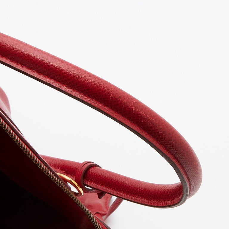 Hermes Rogue Vif Courchevel Leather Bolide Bolide 35 Bag at 1stDibs