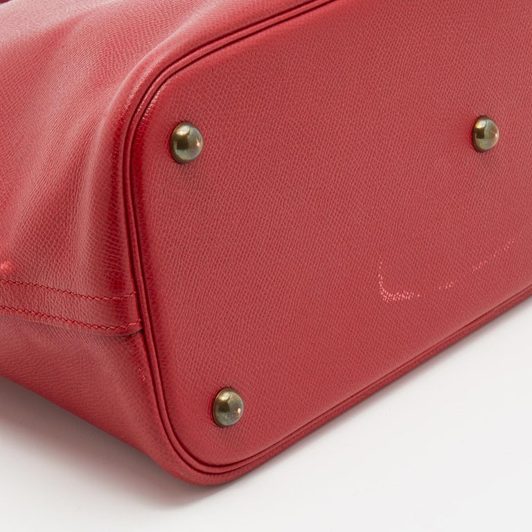 Hermes Rogue Vif Courchevel Leather Bolide Bolide 35 Bag at 1stDibs