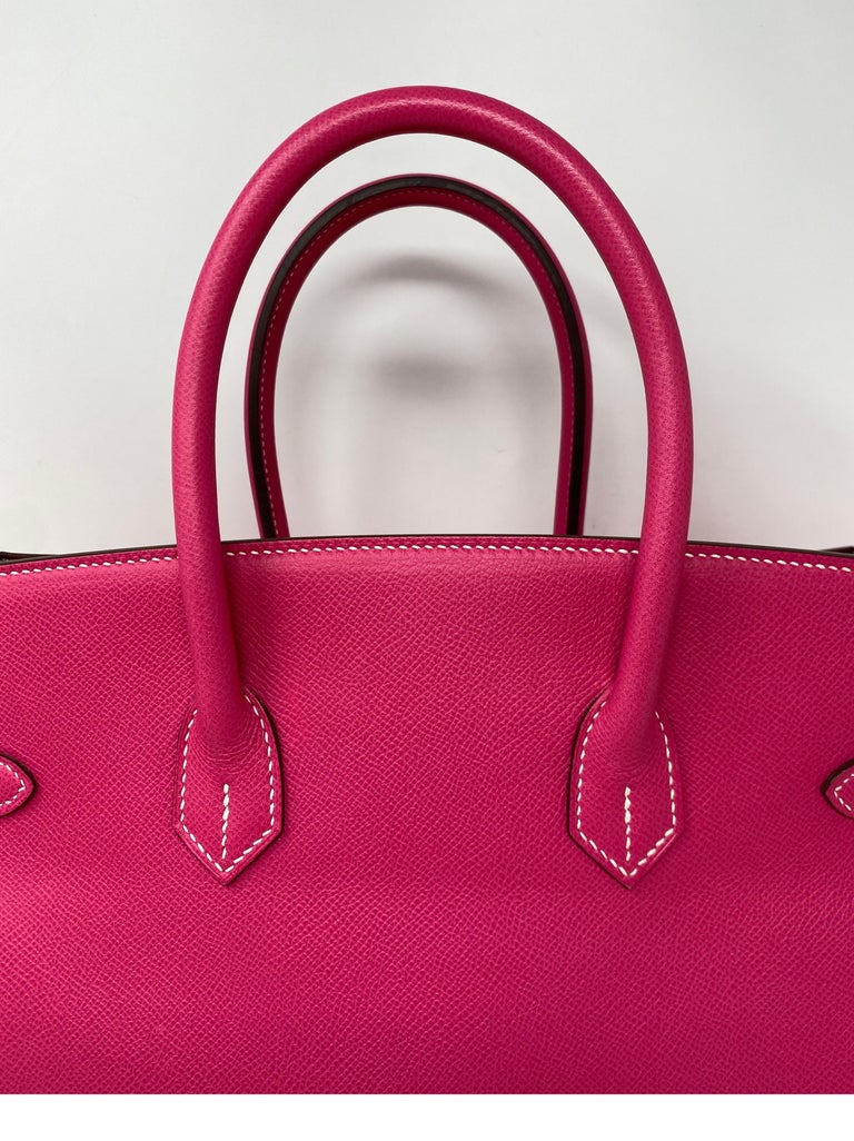 Hermes Rose Tyrien Candy 35 Birkin Bag For Sale at 1stDibs