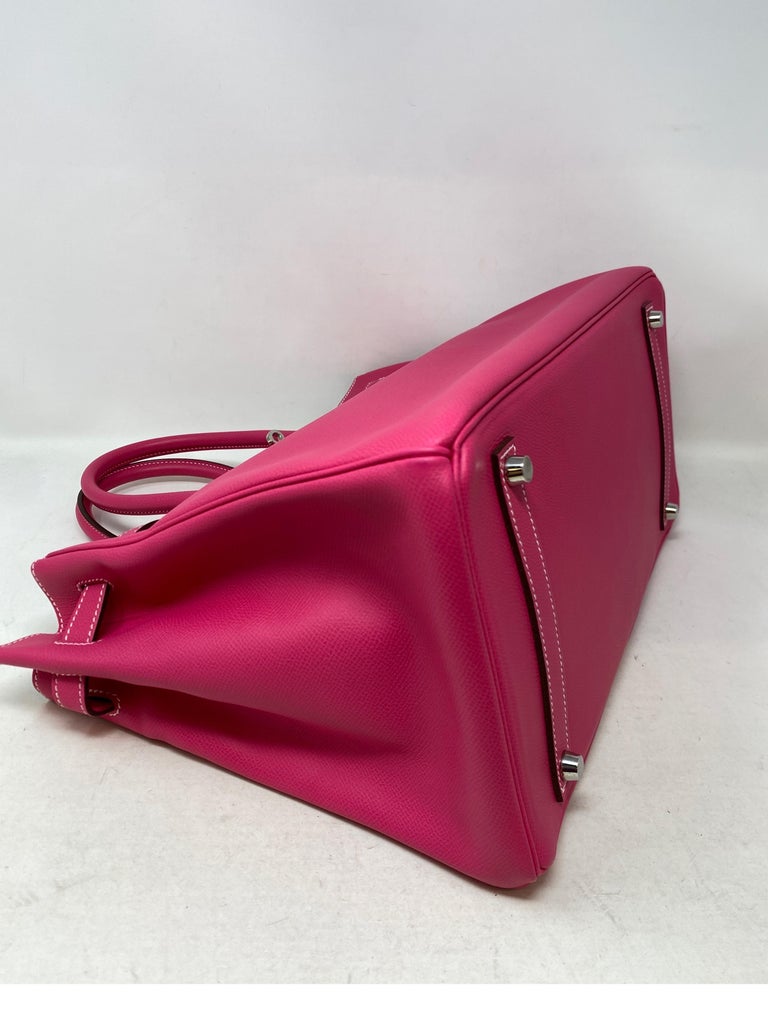Hermes Rose Tyrien Candy 35 Birkin Bag For Sale at 1stDibs