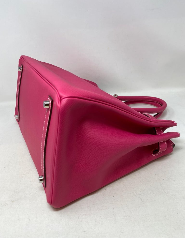Hermes Rose Tyrien Candy 35 Birkin Bag For Sale at 1stDibs