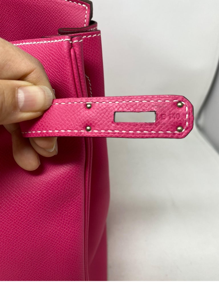 Hermes Rose Tyrien Candy 35 Birkin Bag For Sale at 1stDibs