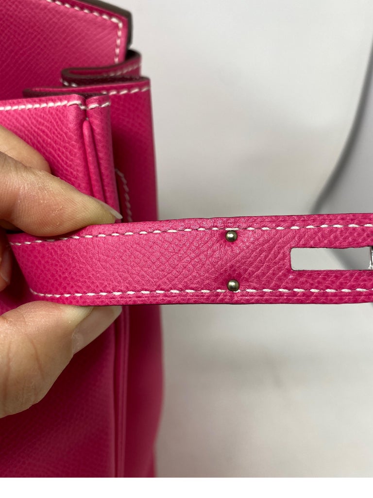 Hermes Rose Tyrien Candy 35 Birkin Bag For Sale at 1stDibs