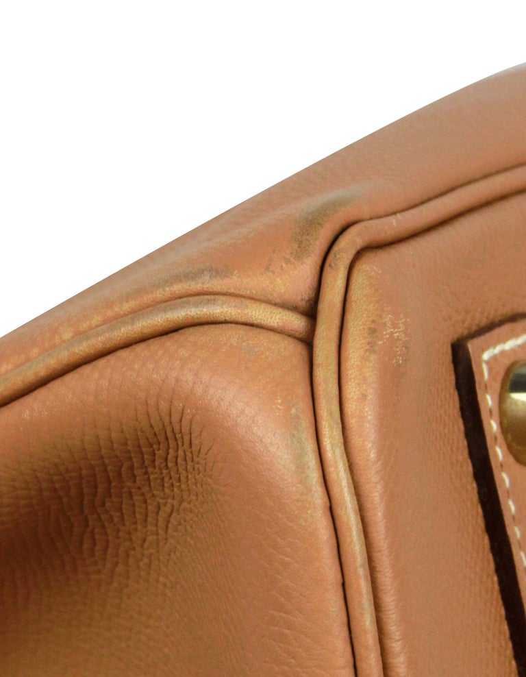 Hermes Sable Tan Epsom Leather 35cm Birkin Bag GHW For Sale at 1stDibs