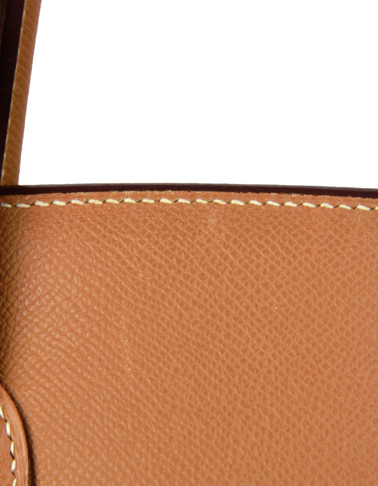 Hermes Sable Tan Epsom Leather 35cm Birkin Bag GHW For Sale at 1stDibs