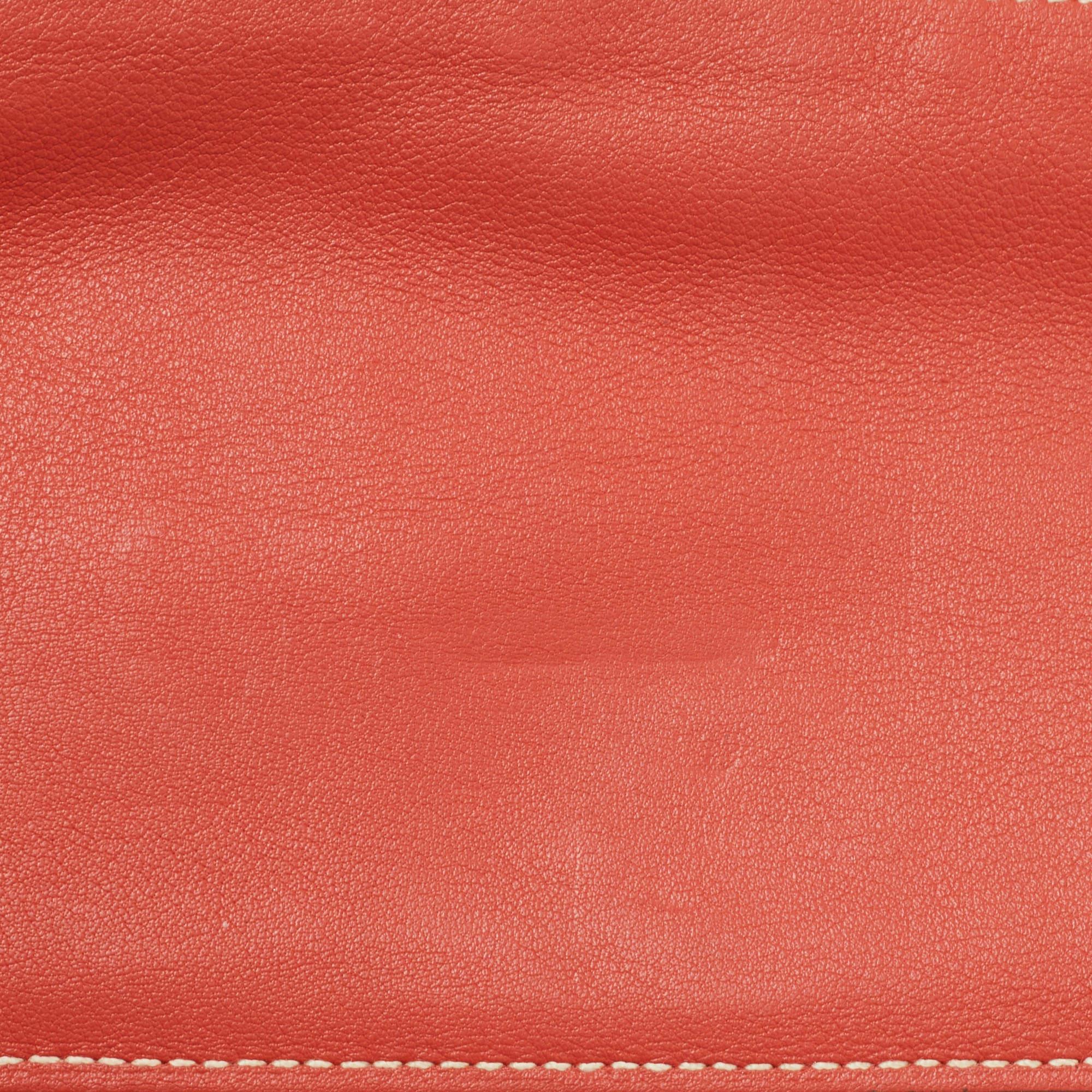 Hermes Sanguine Swift Leather Dogon Duo Wallet at 1stDibs