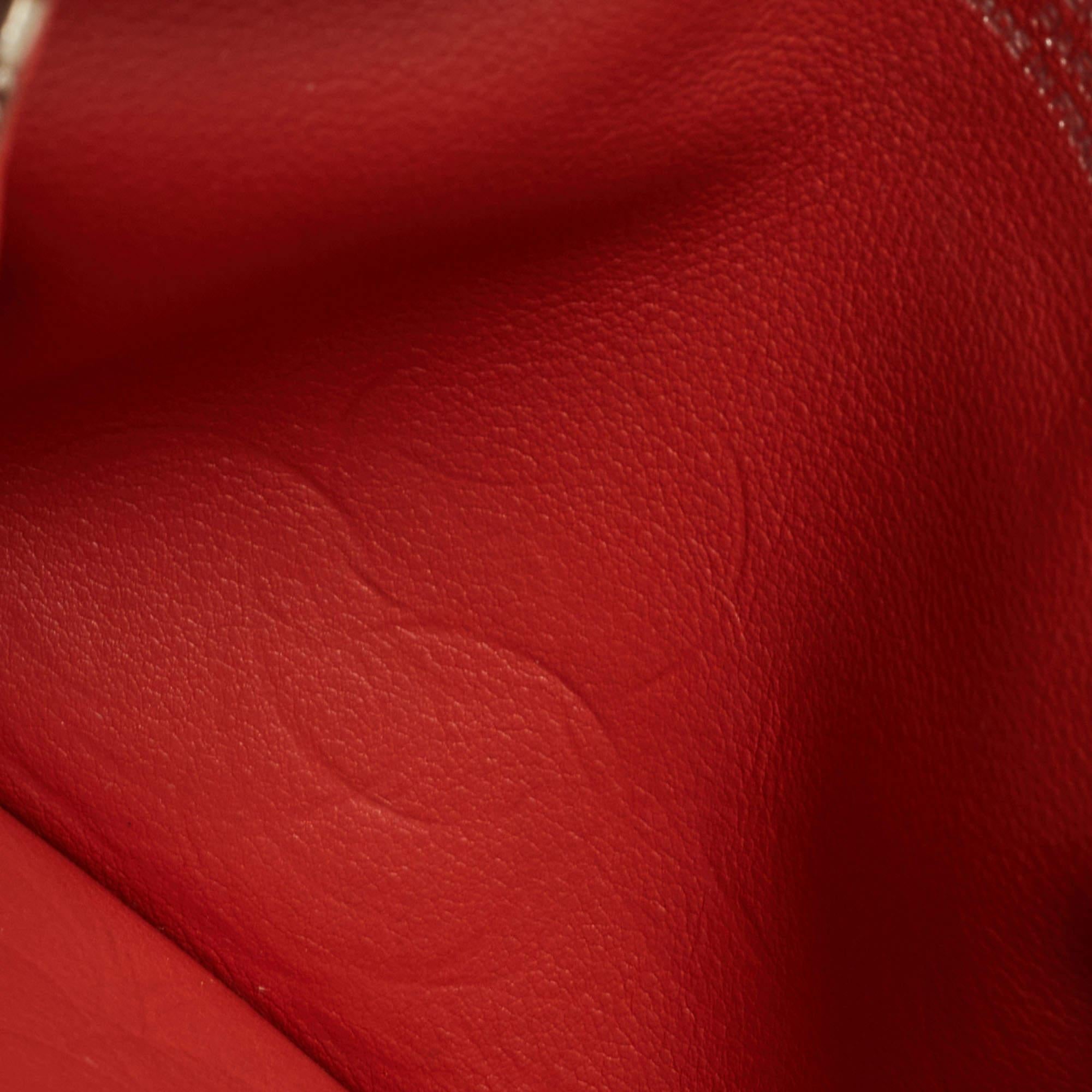 Hermes Sanguine Swift Leather Dogon Duo Wallet at 1stDibs