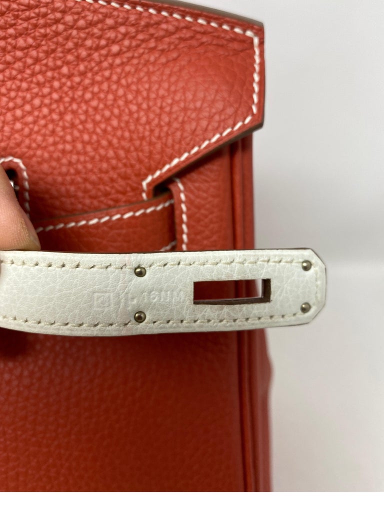 Hermes Sanguine Two Tone Birkin 35 Bag at 1stDibs | two tone birkin ...