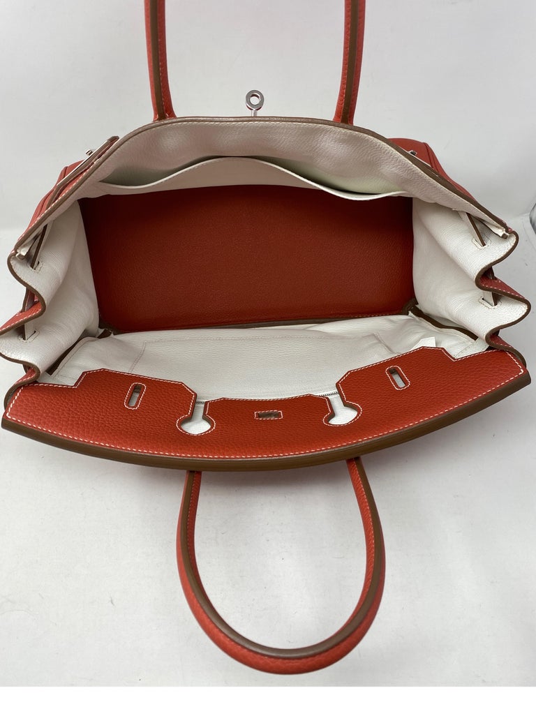 Hermes Sanguine Two Tone Birkin 35 Bag at 1stDibs | two tone birkin ...