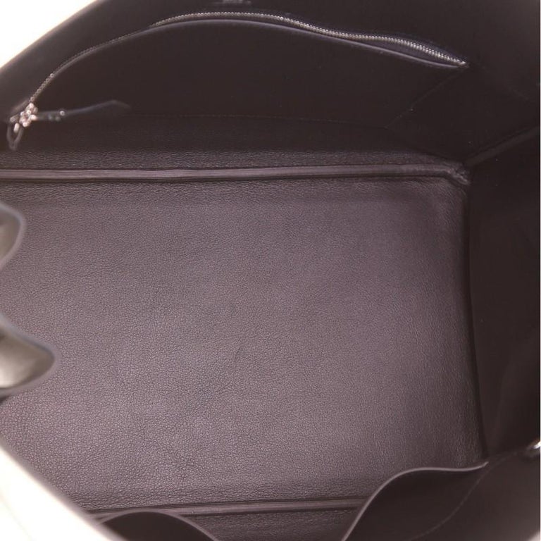 Hermes Shadow Birkin Handbag Noir Swift 35 at 1stDibs