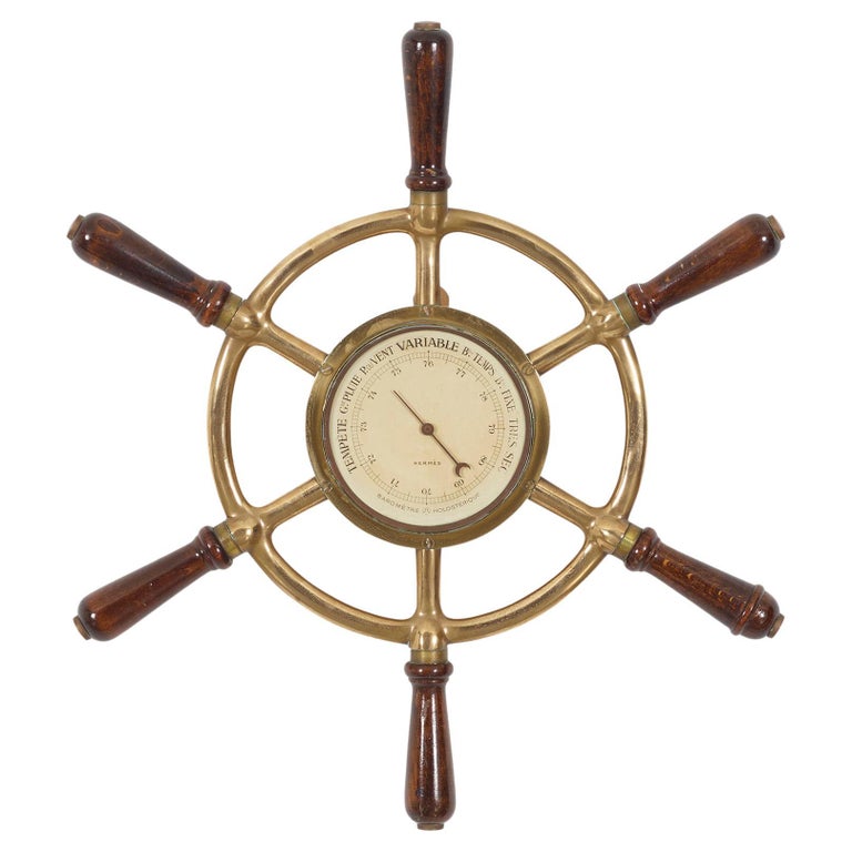 Hermès Ship's Wheel Barometer at 1stDibs