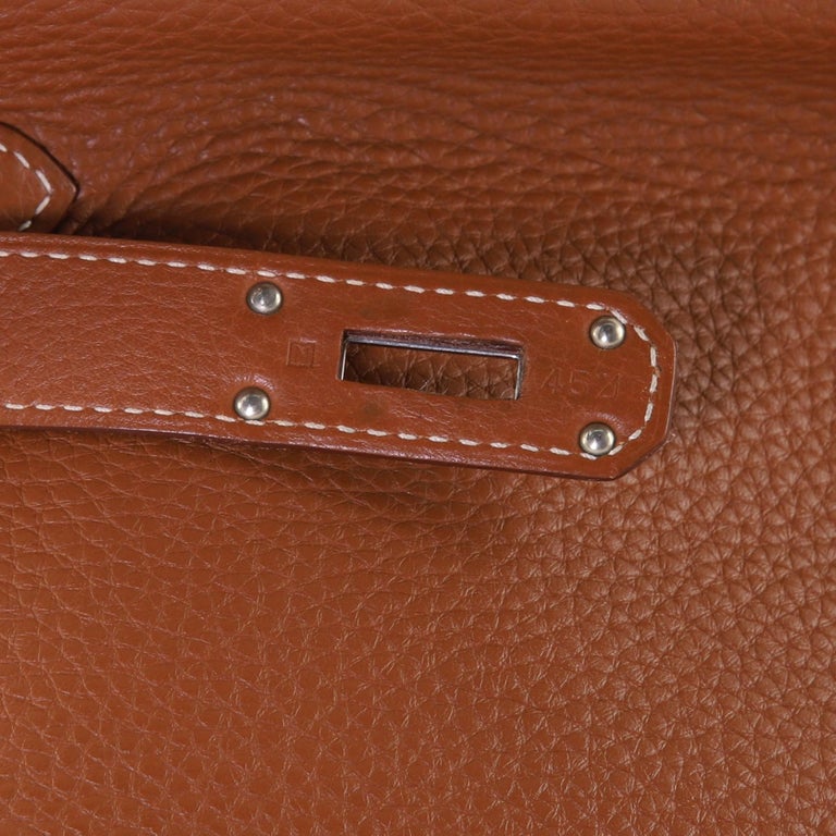 Hermes Shoulder Kelly Bag Clemence 42 at 1stDibs