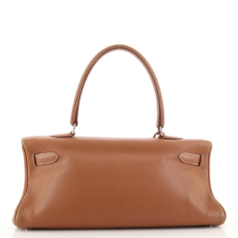 Hermes Shoulder Kelly Bag Clemence 42 at 1stDibs